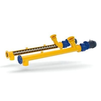 China Carbon Steel Fire-Resistant Screw Conveyor 165-426mm Diameter for Powder and Granular Materials for sale