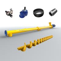 China Carbon Steel Fire-Resistant Screw Conveyor 165-426mm Diameter for Powder and Granular Materials for sale