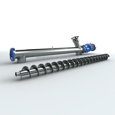 China Carbon Steel Horizontal Screw Conveyor 140-390mm Diameter Fire Resistant for Powder Materials for sale