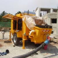 China HENGYOU High Efficiency Mini Diesel Concrete Pump with Remote Control 30,000m³ Capacity for Construction Sites for sale