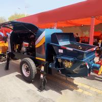 China HENGYOU High Efficiency Mini Diesel Concrete Pump with Remote Control 30,000m³ Capacity for Construction Sites for sale