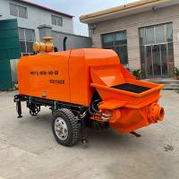 China HENGYOU High Efficiency Mini Diesel Concrete Pump with Remote Control 30,000m³ Capacity for Construction Sites for sale