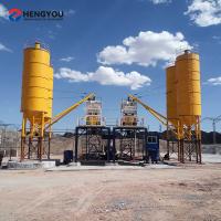 China Portable Concrete Batch Plant 25-120m³/h Capacity with Twin Shaft Mixer and Custom Aggregate Batcher for sale