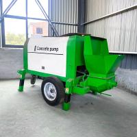 China HENGYOU Electric Diesel Concrete Pump with 30,000m³ Wear Plate Capacity - Fully Hydraulic System for Construction Sites for sale