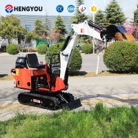 China HY-20 EPA Hydraulic Mini Excavator 0.8 Ton with 11.9kw Diesel Engine for Construction for sale