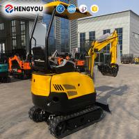 China 1.5 Ton Mini Excavator with 1670KG Weight and 180mm Rubber Tracks for Kubota/Yanmar Engines for sale