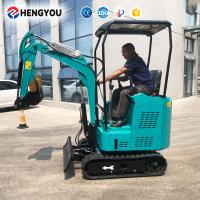 China CE/EPA Certified 1.5 Ton Mini Excavator with Kubota/Yanmar Engine, 0.05 CBM Bucket Capacity for sale