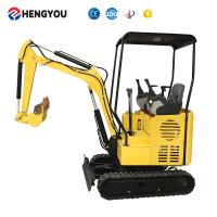 China EPA Mini Excavator 1.7 Ton Hydraulic Digger with 360° Rotation and 11.9kW Engine for sale