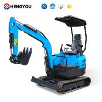 China HY-20 1.8 Ton Mini Crawler Excavator with 11.9kW Engine and 360° Rotation for Farm Use for sale