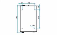 China ISO 8573-1 246x150x70mm DC 24V Pneumatic Controller for sale