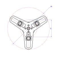 China Good Grasping Adaptivity 660g Pneumatic Soft Gripper for sale