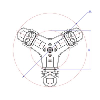 China Lightweight 500g Universal Soft Pneumatic Gripper for sale