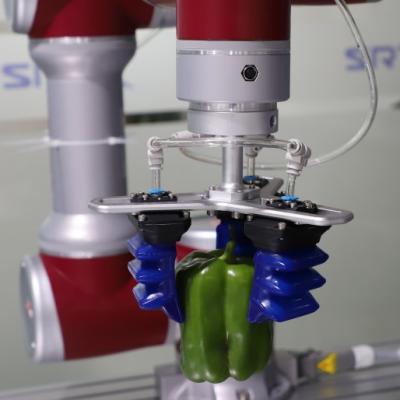 China ISO 9001 7000g Soft Pneumatic Food Gripper With Force for sale