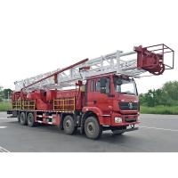 China Truck Mounted Workover Rig Heavy Duty Oil Well Service Rig API Standard for sale