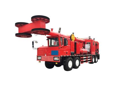 China Hydraulic Oil Workover Rig 4000m Depth Oil Well Workover Rig API 7K for sale