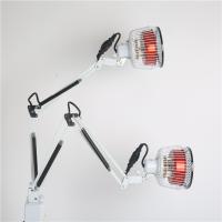 China Floor Standing Far Infrared Medical Heat Lamp 250W Dual Head with 360° Rotation and 2-25μm Spectrum for sale