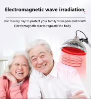 China Floor Standing Far Infrared Medical Heat Lamp 250W Dual Head with 360° Rotation and 2-25μm Spectrum for sale