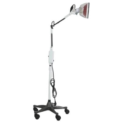 China 250W Floor-Mounted Infrared Physiotherapy Lamp with 5-Foot Stand and 2-25μm Spectrum Range for sale