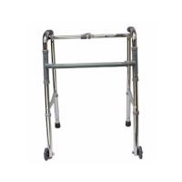 China Indoor Four Wheel Rollator Walker HE-MWR01V1 - Aluminum Alloy Rehabilitation Equipment with Adjustable Height and Folding Design for sale