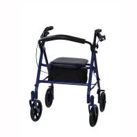 China Aluminum Orthopedic Rollator Walker with 130kg Capacity - 80x45x30cm Foldable Mobility Aid for Elderly Care for sale