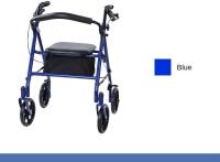 China Aluminum Orthopedic Rollator Walker with 130kg Capacity - 80x45x30cm Foldable Mobility Aid for Elderly Care for sale