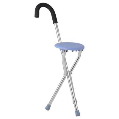 China Aluminium Folding Cane Chair with 100kg Capacity - 83cm Height ABS Seat for Physiotherapy for sale