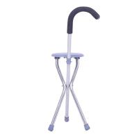 China Hearty Expression 4 Leg Cane Walking Stick Chair - Aluminum Lightweight 0.85kg with 100kg Capacity and 83cm Height for sale