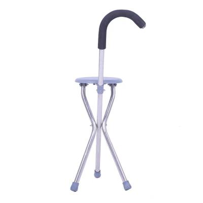 China Hearty Expression 4 Leg Cane Walking Stick Chair - Aluminum Lightweight 0.85kg with 100kg Capacity and 83cm Height for sale