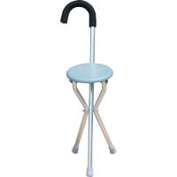 China Hearty Expression 4 Leg Cane Walking Stick Chair - Aluminum Lightweight 0.85kg with 100kg Capacity and 83cm Height for sale
