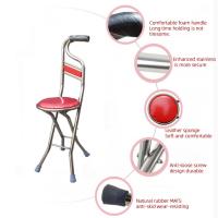 China Hearty Expression Walking Stick Chair with 130kg Capacity, 86cm Height & 24cm Seat - Rehabilitation Mobility Aid for sale