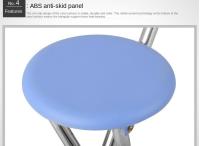 China Outdoor Travel Walking Stick Chair with 100kg Capacity - Aluminum Frame, 83cm Height, ABS Seat for sale