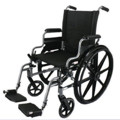 China Lightweight Off-Road Wheelchair 28 lbs with 24-Inch All-Terrain Tires for Rehabilitation and Outdoor Mobility for sale
