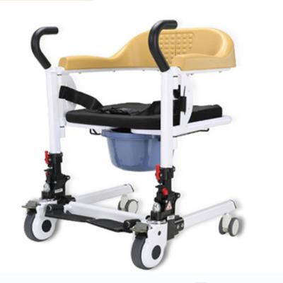 China Portable Patient Lift Chair for Recovery & Physiotherapy - Light Yellow Color, Ergonomic Design for sale
