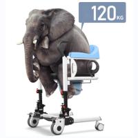 China Electric Transfer Lift Chair with Commode Function 80x56x33cm 14KG Aluminum Alloy Rehabilitation Wheelchair for sale