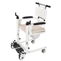 China Stainless Steel Patient Transfer Chair with 300 lbs Capacity and 1.2mm Reinforced Frame for Medical Facilities for sale
