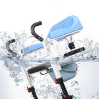 China Light Yellow Hydraulic Transfer Chair with 120kg Capacity & 8-Gear Height Adjustment - Aluminum Alloy Frame for sale