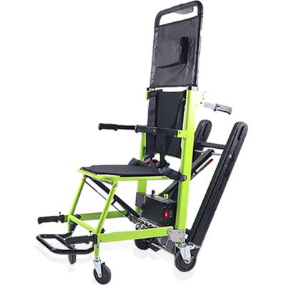 China Foldable Stair Climbing Wheelchair for Elderly Mobility - 169kg Load Capacity, 120W Motor, 40 Stairs/Min Speed for sale