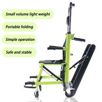 China Foldable Stair Climbing Wheelchair for Elderly Mobility - 169kg Load Capacity, 120W Motor, 40 Stairs/Min Speed for sale