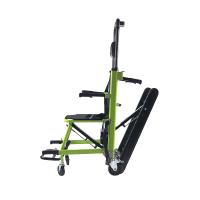 China Hearty Expression Electric Stair Climbing Wheelchair - 120W Motor, 169KG Capacity, Lithium Battery for 1500 Stairs for sale