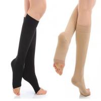 China 30mmHg Thigh High Compression Socks for Women - Anti Varicose Medical Grade Spandex Nylon HD-VAR01V1X05 for sale
