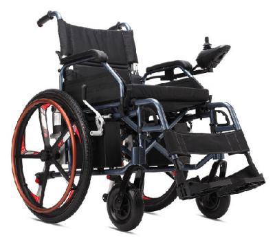 China Foldable Wheelchair Lightweight Aluminum Frame 46cm Seat 24