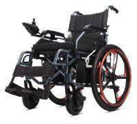 China Foldable Wheelchair Lightweight Aluminum Frame 46cm Seat 24