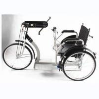 China 150kg Load Capacity Electric Folding Travel Wheelchair Hand Steel Tricycle for Enhanced Mobility for sale