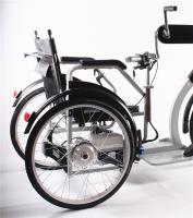 China 150kg Load Capacity Electric Folding Travel Wheelchair Hand Steel Tricycle for Enhanced Mobility for sale