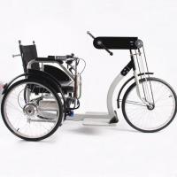 China 36V 350W Foldable Electric Tricycle Wheelchair with Removable Backrest - 250kg Capacity, 24 Inch Wheels for sale