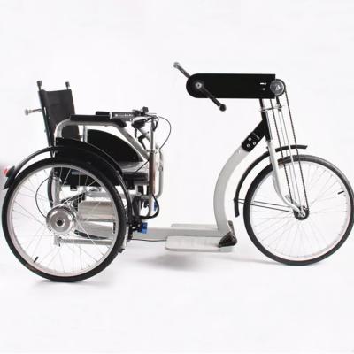 China 36V 350W Foldable Electric Tricycle Wheelchair with Removable Backrest - 250kg Capacity, 24 Inch Wheels for sale