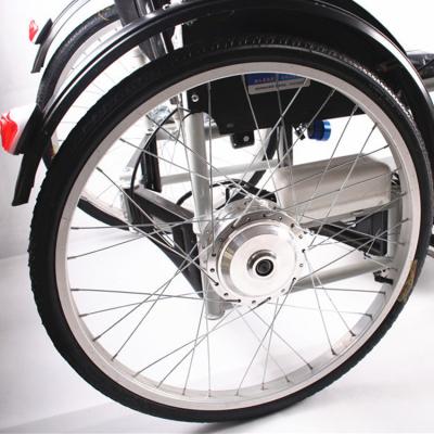 China Electric Wheelchair Handcycle 350W 36V Brushless Motor Vibration Absorption Folding Medical Equipment for sale