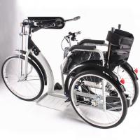 China Hearty Expression Folding Electric Wheelchair 350W 36V 24 Inch Pneumatic Tyre 250kg Capacity for sale