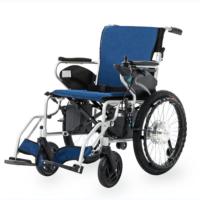 China Custom Electric Wheelchair Lightweight Brush Motor 20km Range 100kg Load for sale