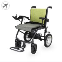 China Custom Electric Wheelchair Lightweight Brush Motor 20km Range 100kg Load for sale